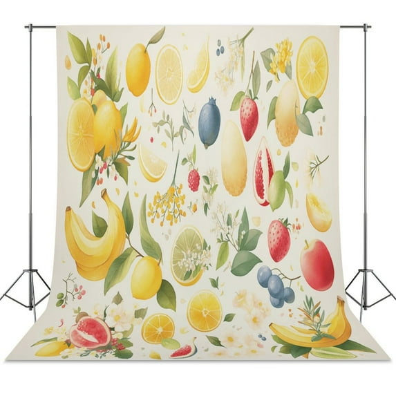 Various Fruits Backdrop Background for Photography Photo Booth Backdrop ...