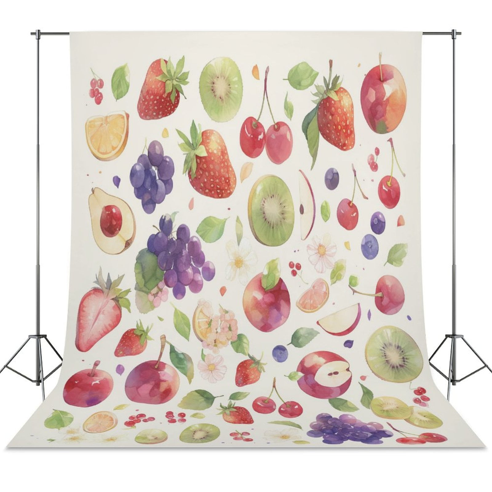 Various Fruits Backdrop Background for Photography Photo Booth Backdrop ...