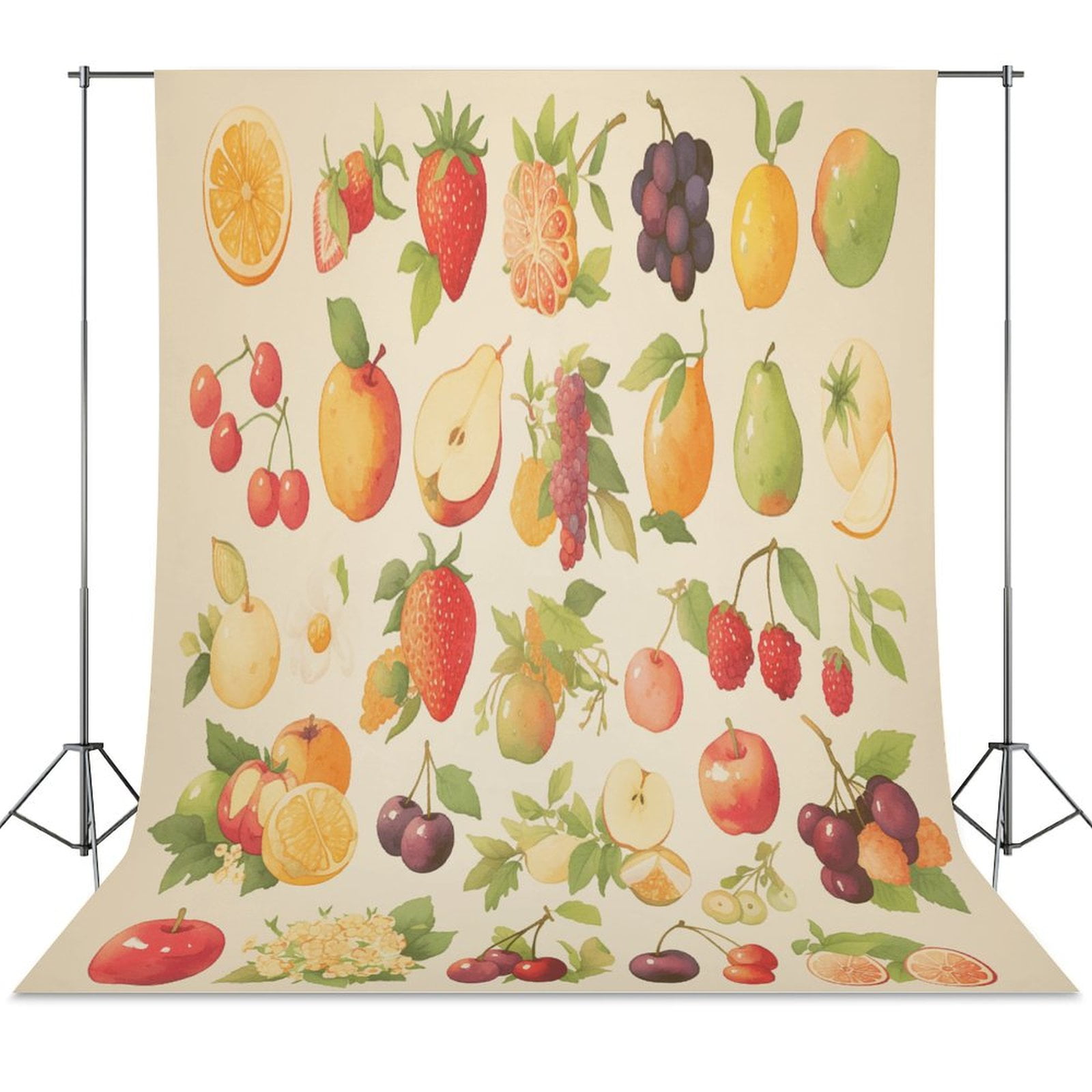 Various Fruits Backdrop Background for Photography Photo Booth Backdrop ...