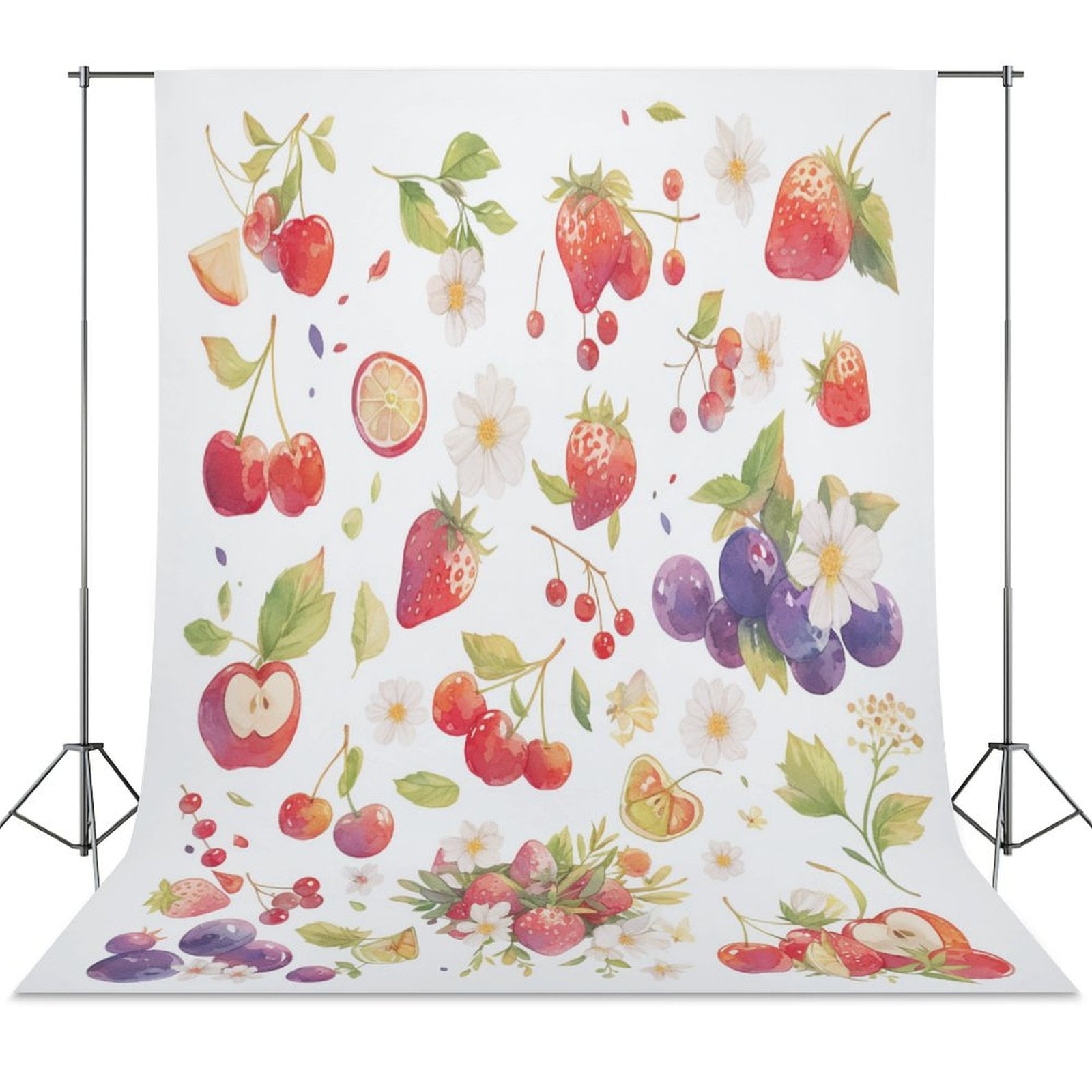 Various Fruits Backdrop Background for Photography Photo Booth Backdrop ...