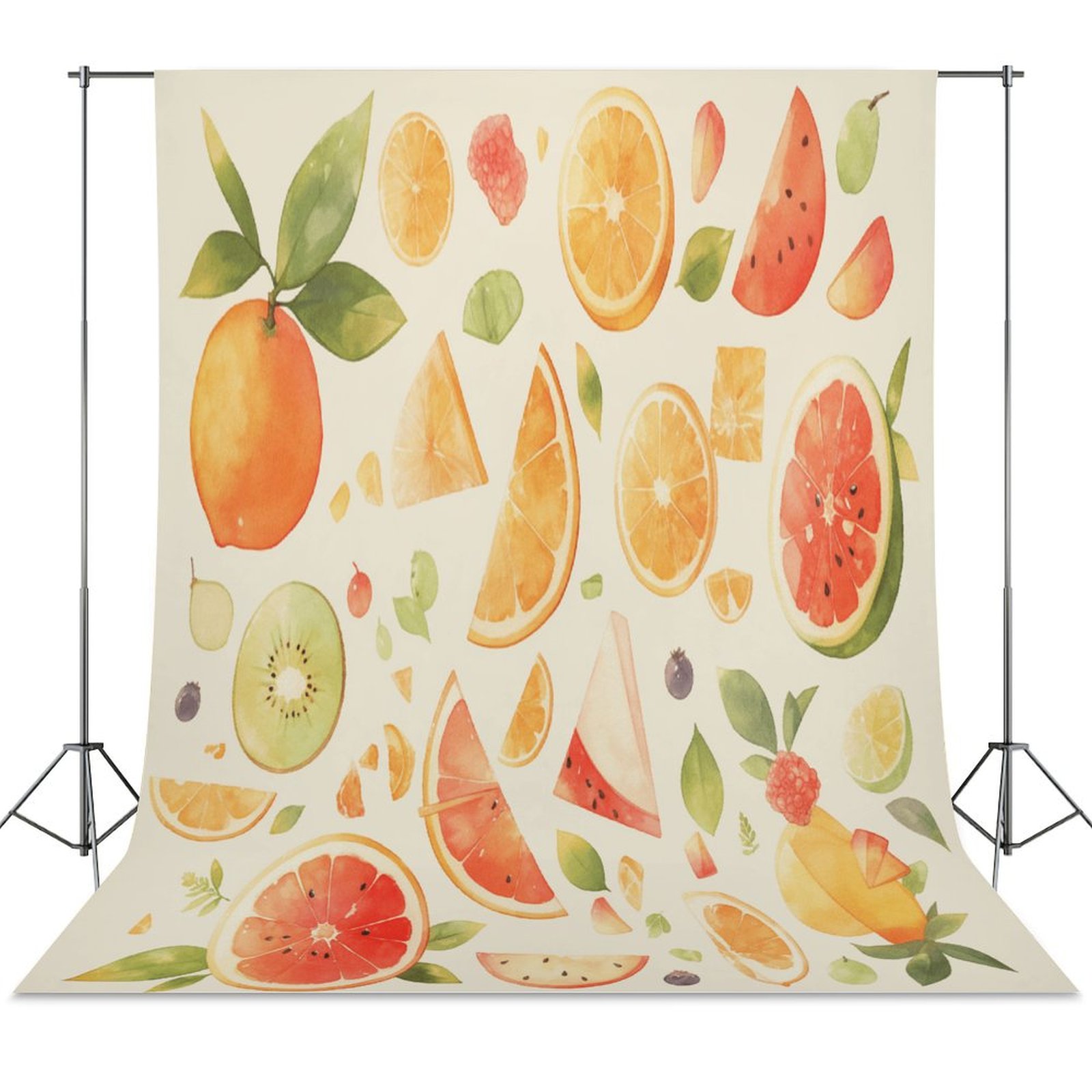 Various Fruits Backdrop Background for Photography Photo Booth Backdrop ...