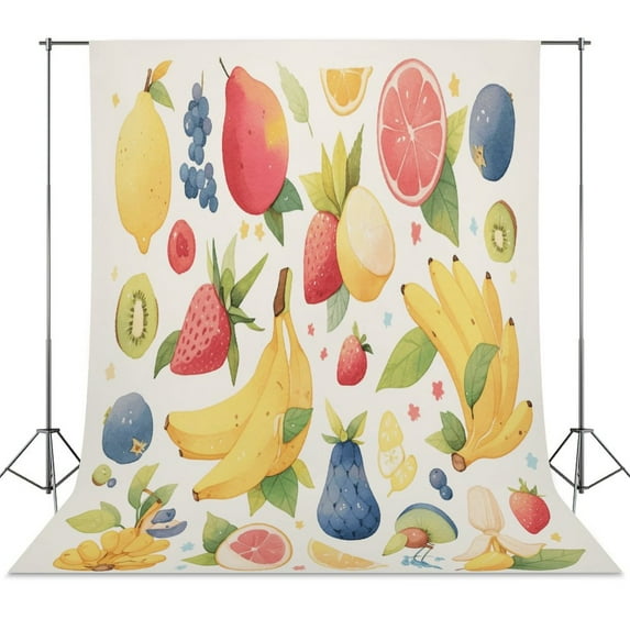Various Fruits Backdrop Background for Photography Photo Booth Backdrop ...