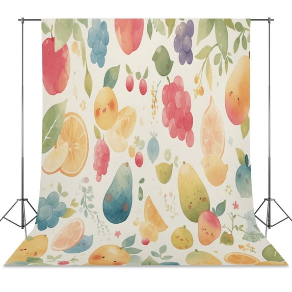 Various Fruits Backdrop Background for Photography Photo Booth Backdrop ...
