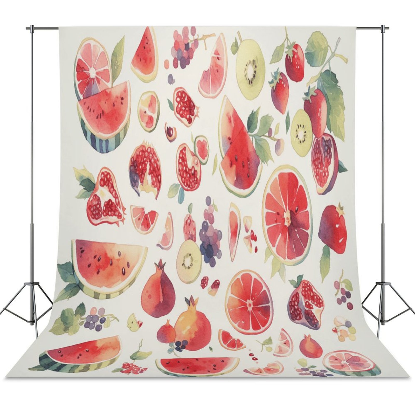 Various Fruits Backdrop Background for Photography Photo Booth Backdrop ...