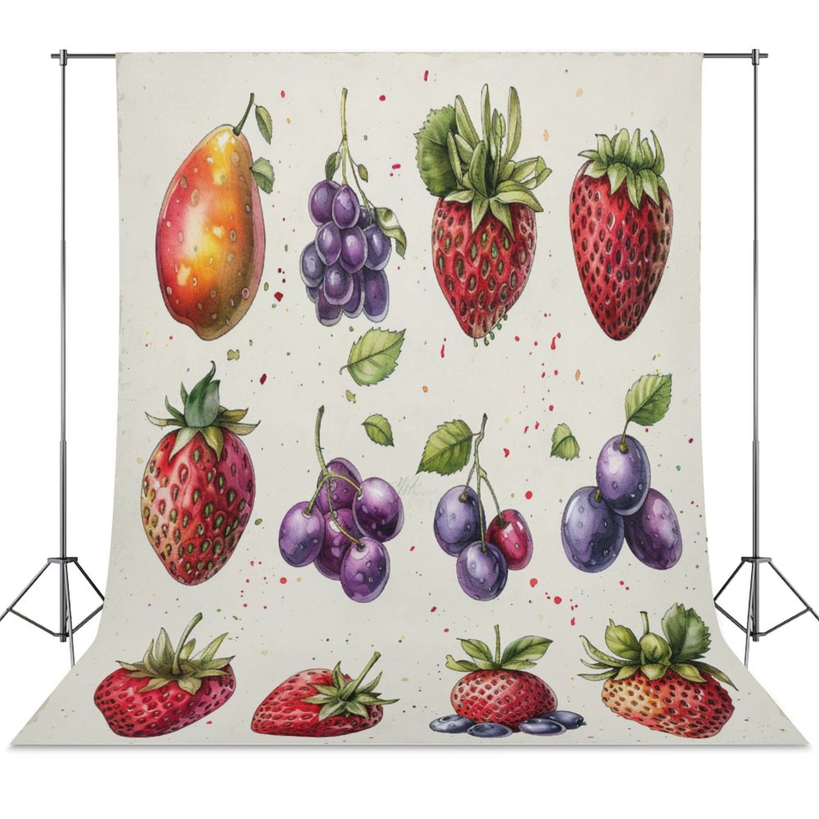 Various Fruits Backdrops for Photography Kids Adult Photo Booth Video ...