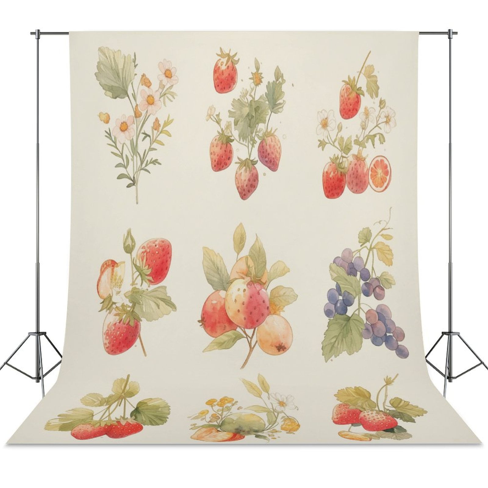 Various Fruits Spring Backdrop Backdrops for Photography Photo ...