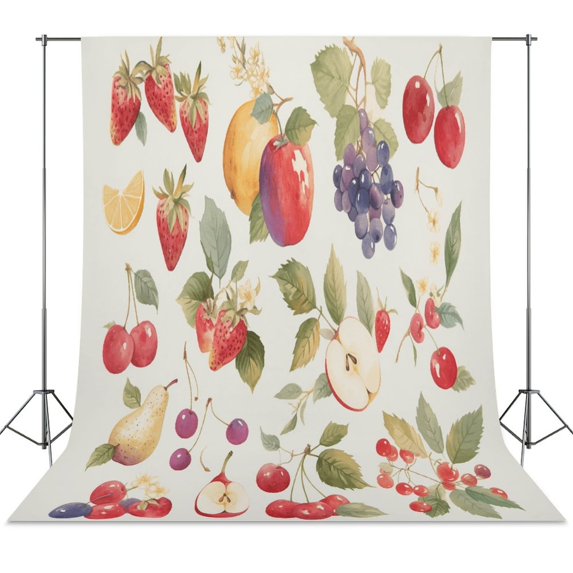 Various Fruits Spring Backdrop Backdrops for Photography Photo ...