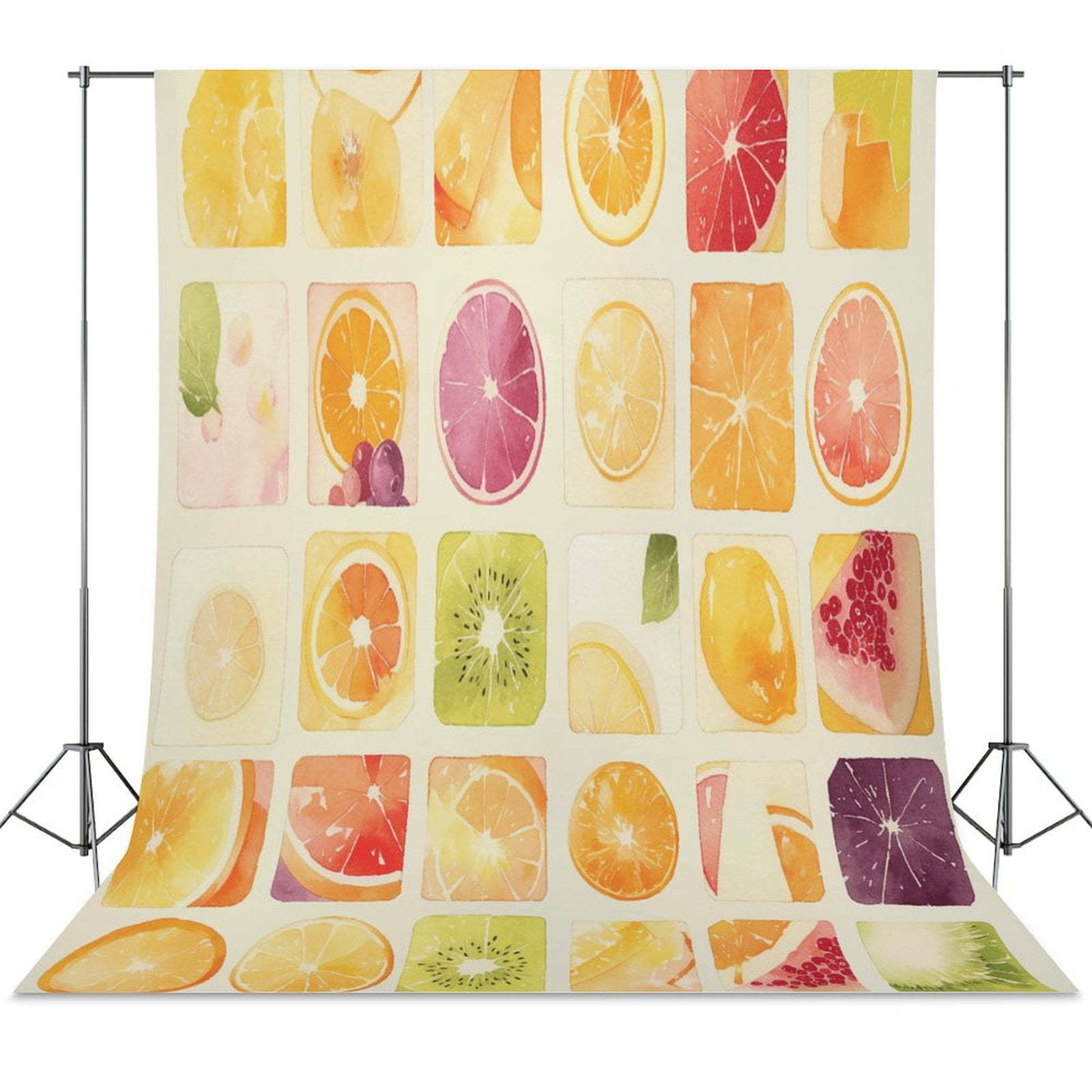 Various Fruits Spring Wall Backdrop Background Floral Backdrops 5x7FT ...