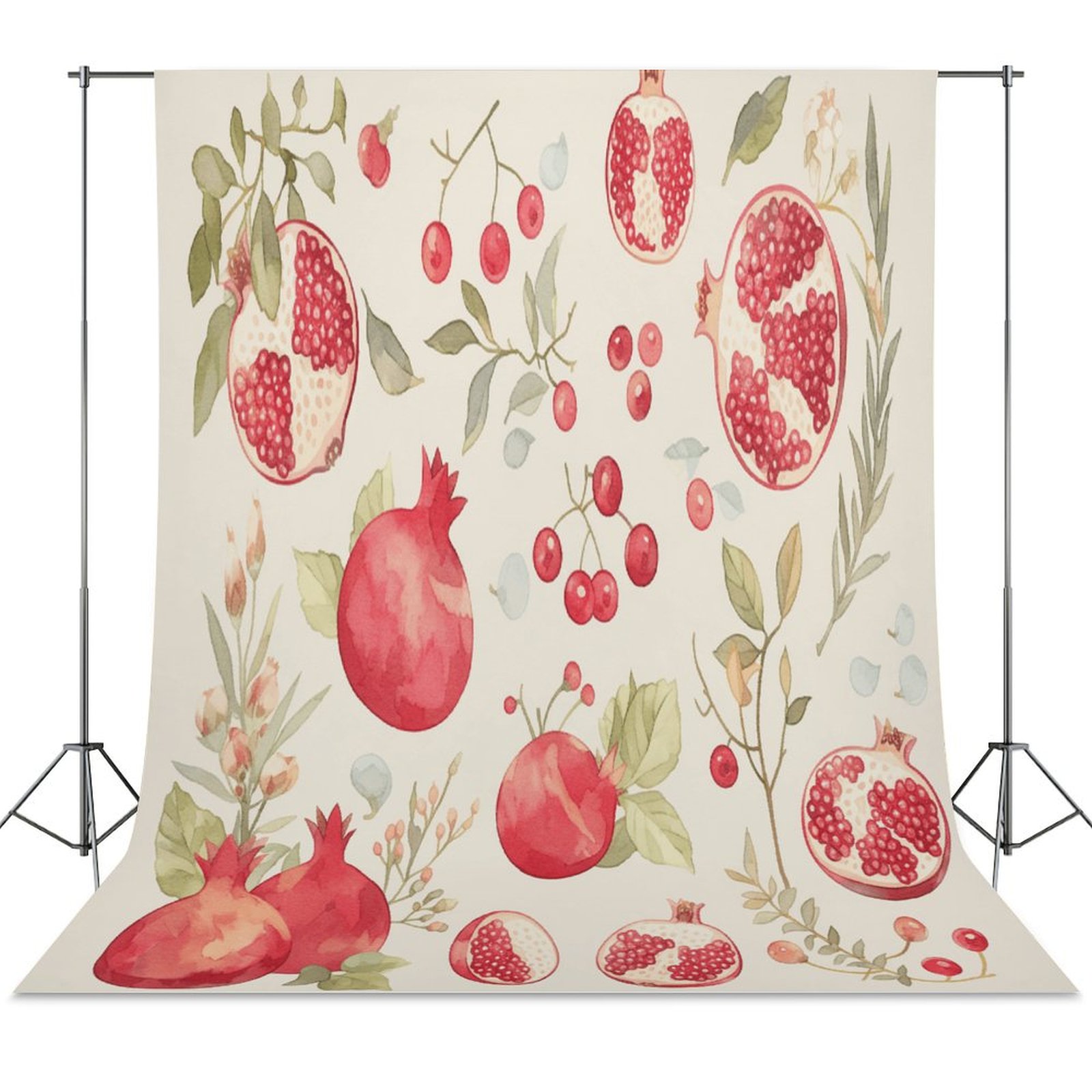 Various Fruits Spring Wall Backdrop Background Floral Backdrops 5x7FT ...