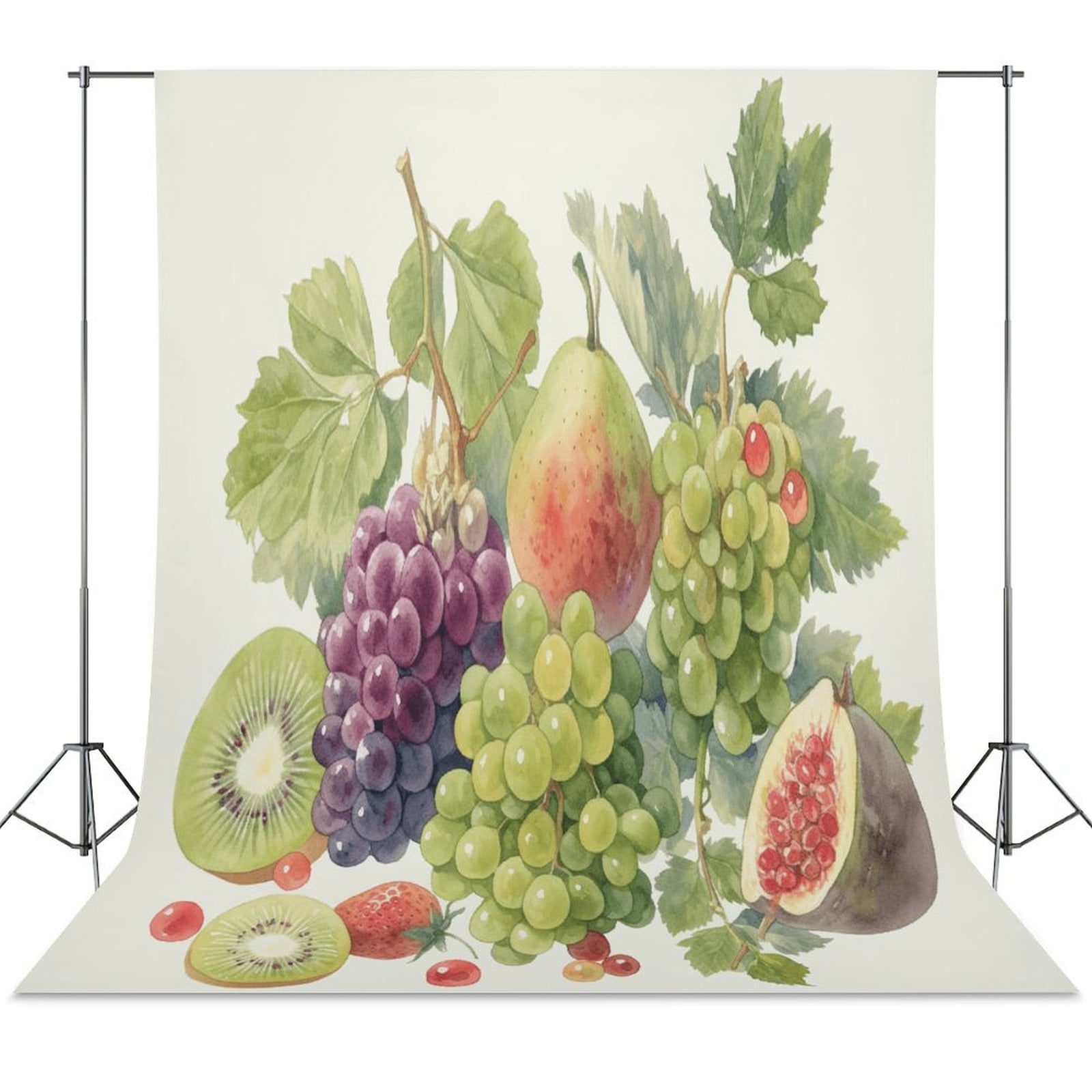 Various Fruits Spring Wall Backdrop Background Floral Backdrops 5x7FT ...