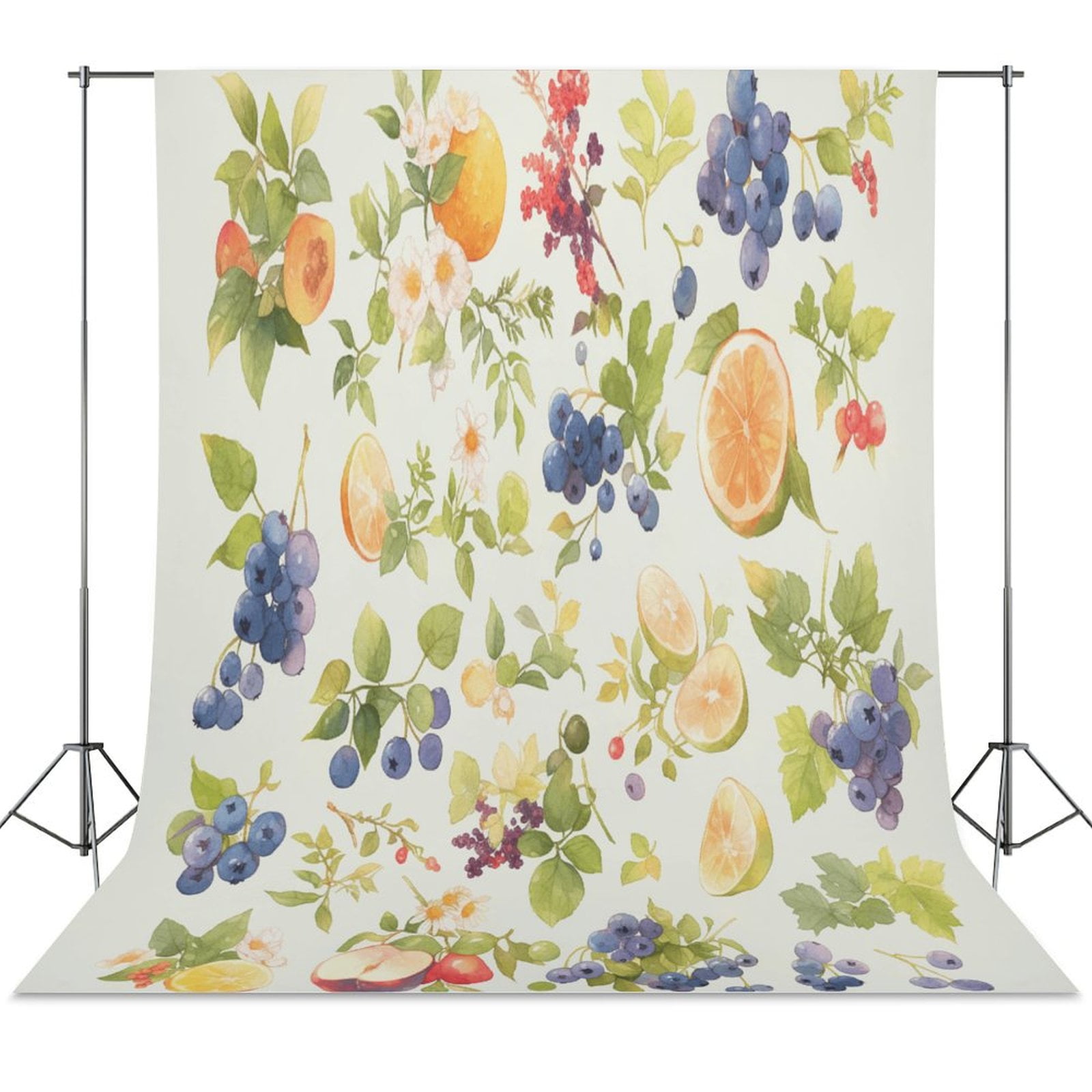 Various Fruits Spring Wall Backdrop Background Floral Backdrops 5x7FT ...