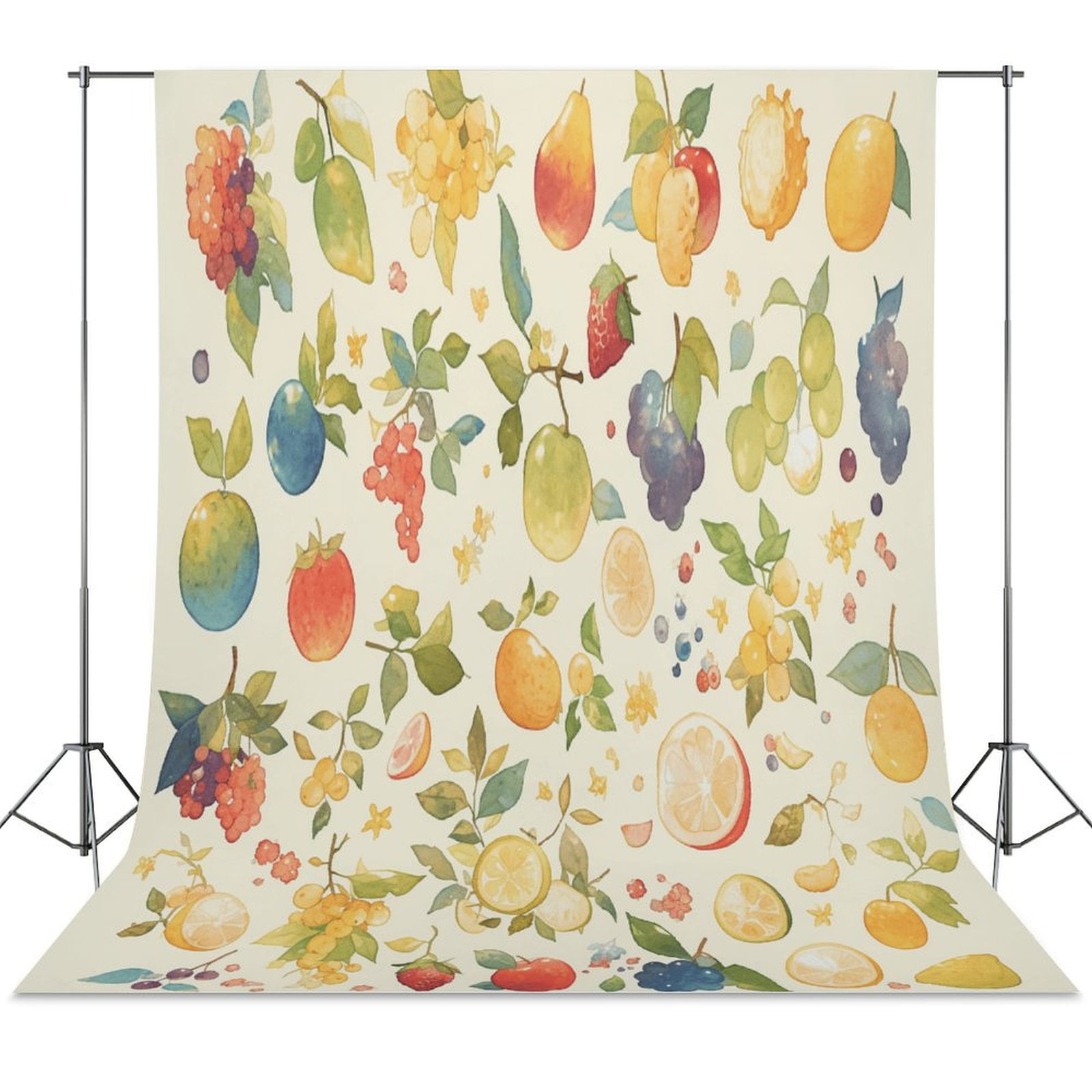 Various Fruits Spring Wall Backdrop Background Floral Backdrops 5x7FT ...