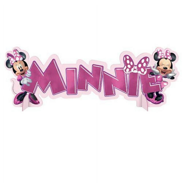 Various Minnie Mouse 'Forever' Stand-Up Centerpiece (1ct) PY162349 ...