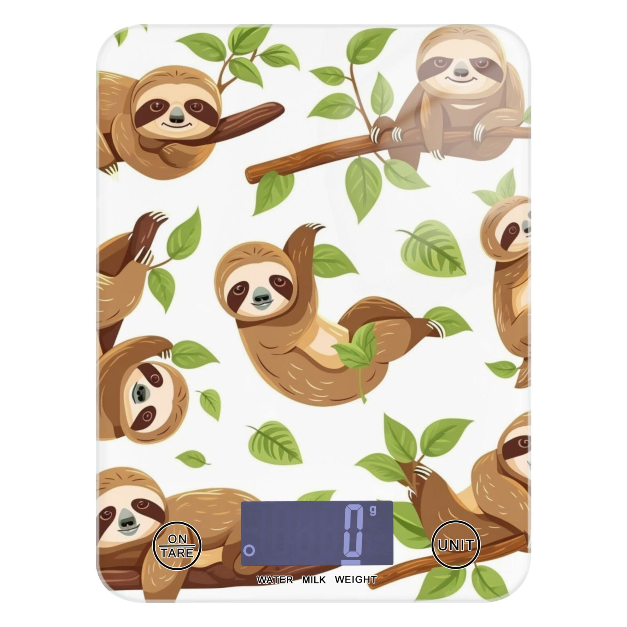 Various Pose Sloths Food Scale Multifunction Digital Kitchen Scale 11lb ...