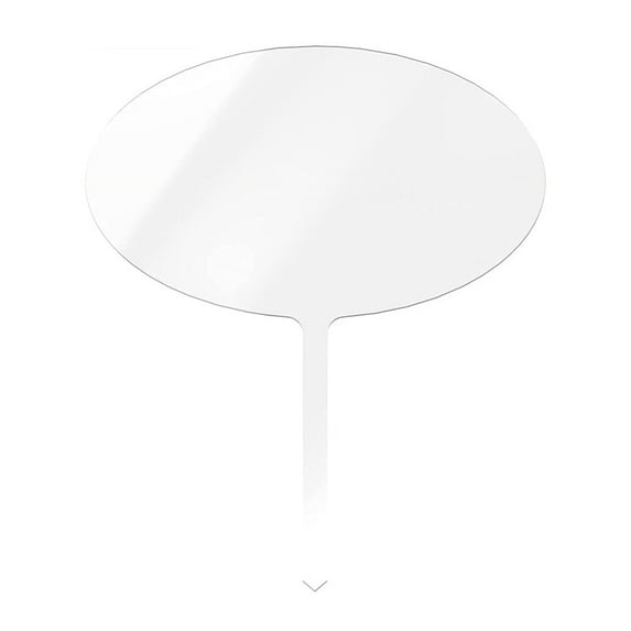 Various Shape Acrylic Cake Toppers Blank Clear Birthday Cake ...