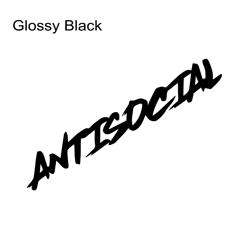 Various Sizes Car Windshield Sticker Antisocial Creative Styling ...