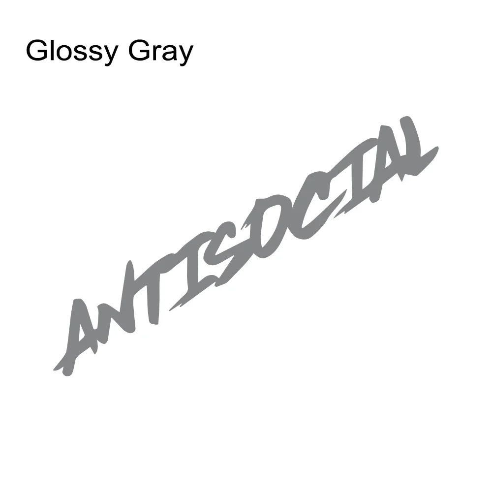 Various Sizes Car Windshield Sticker Antisocial Creative Styling ...