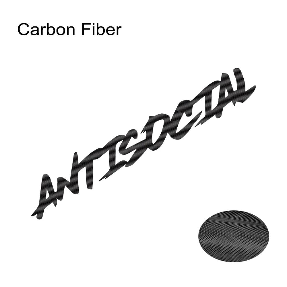 Various Sizes Car Windshield Sticker Antisocial Creative Styling ...