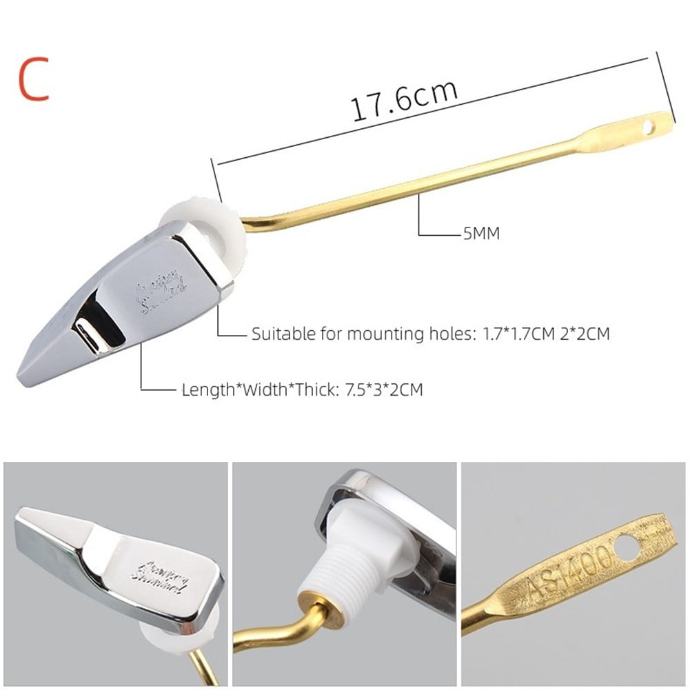 Various Sizes Toilet Tank Flush Lever Toilet Handle Trip Levers Fit ...