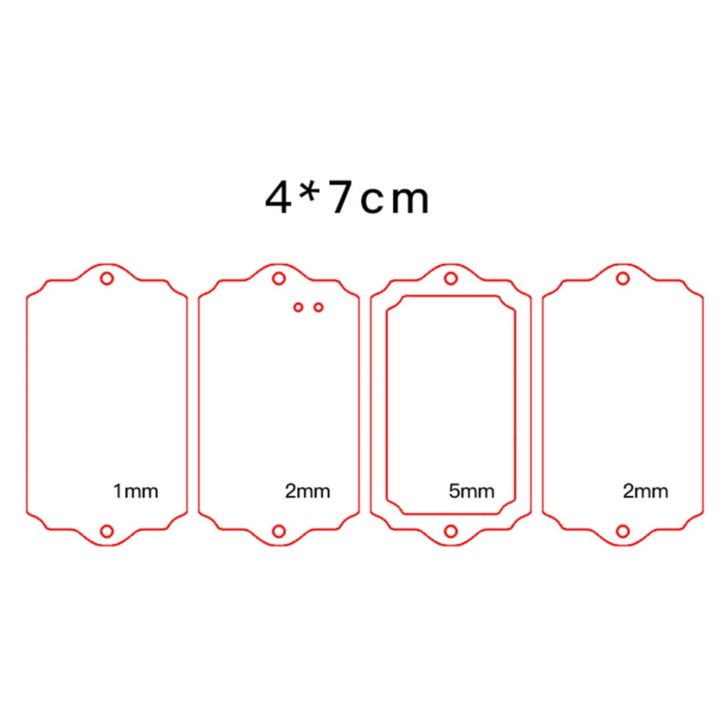 Various Styles Acrylic Keychain Blanks Transparent Keychain Blanks Bulk ...