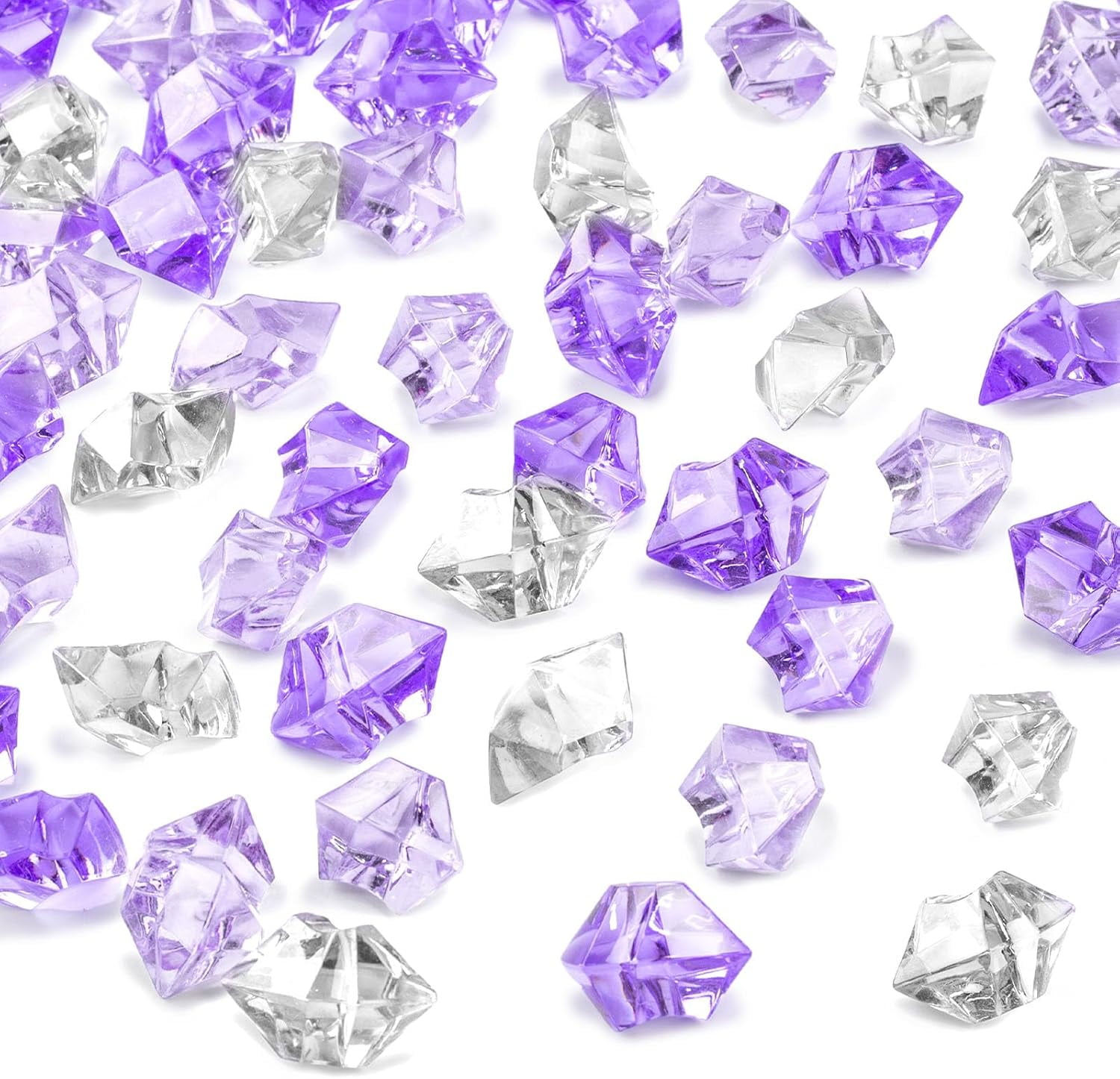 Various Styles to Choose Fake Ice, 150 Pieces Acrylic Fake Diamonds ...