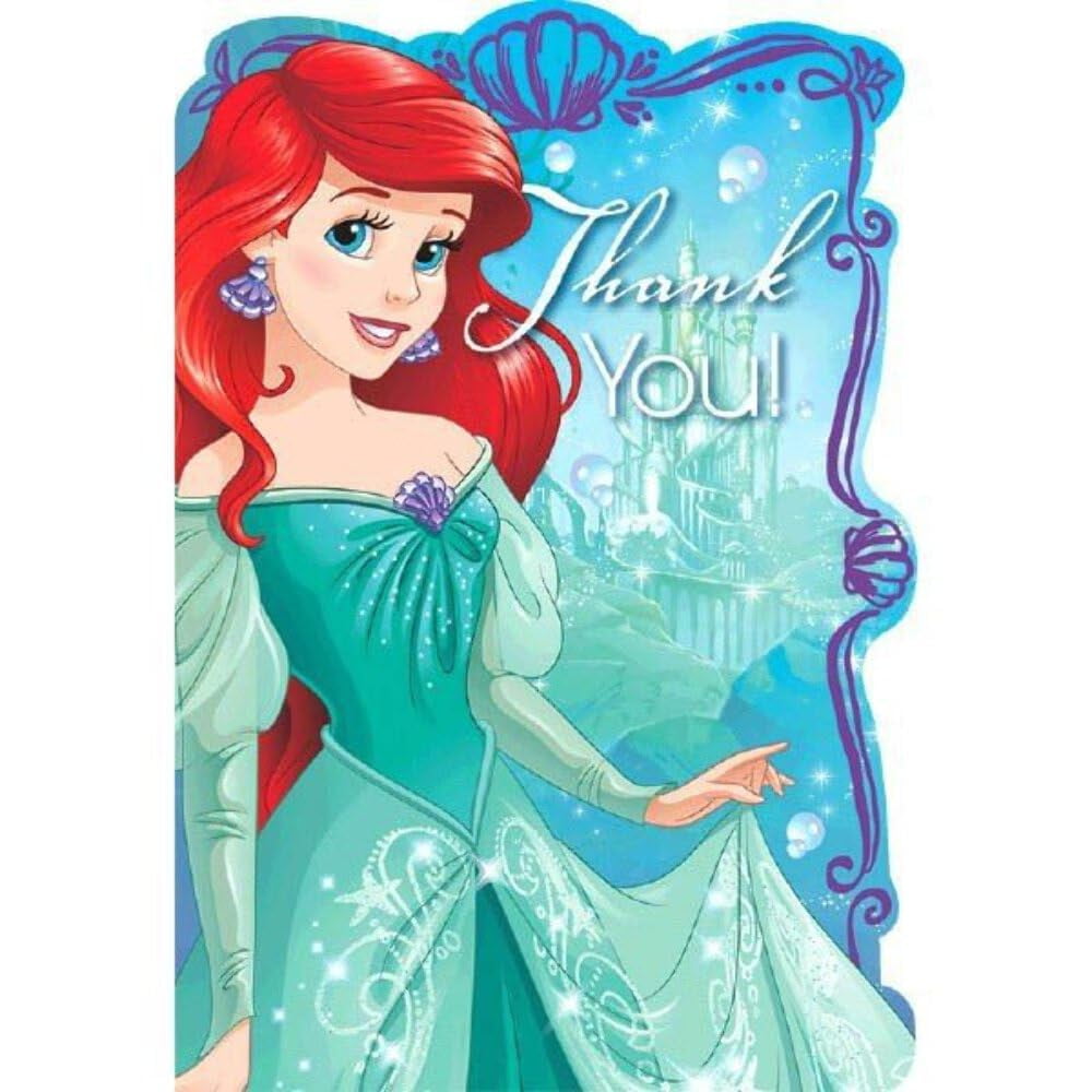 Little Mermaid Gift Wrap & Greeting Cards in Little Mermaid Party ...