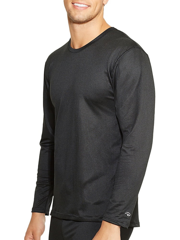 Varitherm Men's Long-Sleeve Thermal Shirt - Black - XL - Walmart.com