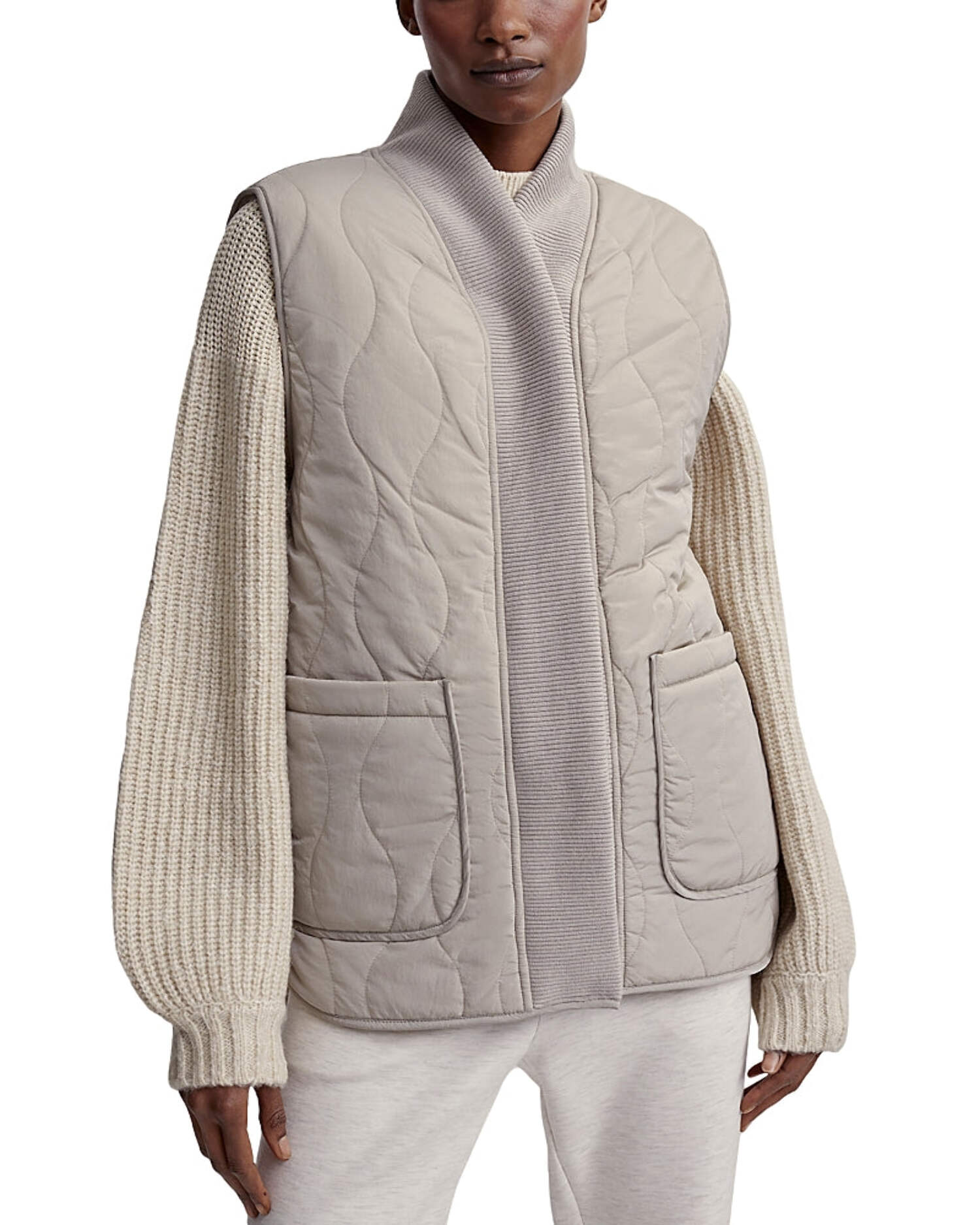 Varley Covey Reversible Quilted Sherpa Vest - Walmart.com