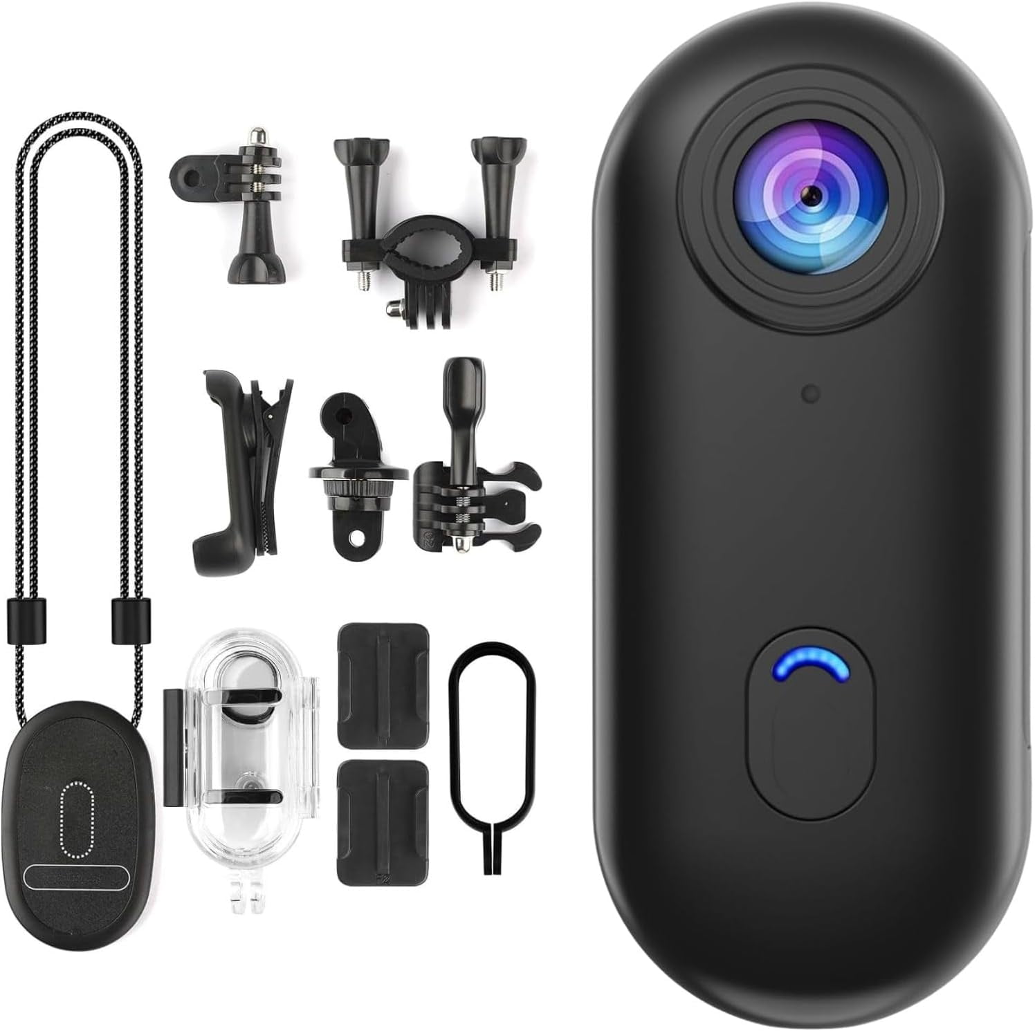 Varnock HD Action Camera, 4K/1080P Motorcycle Camera, Compact Magnetic ...