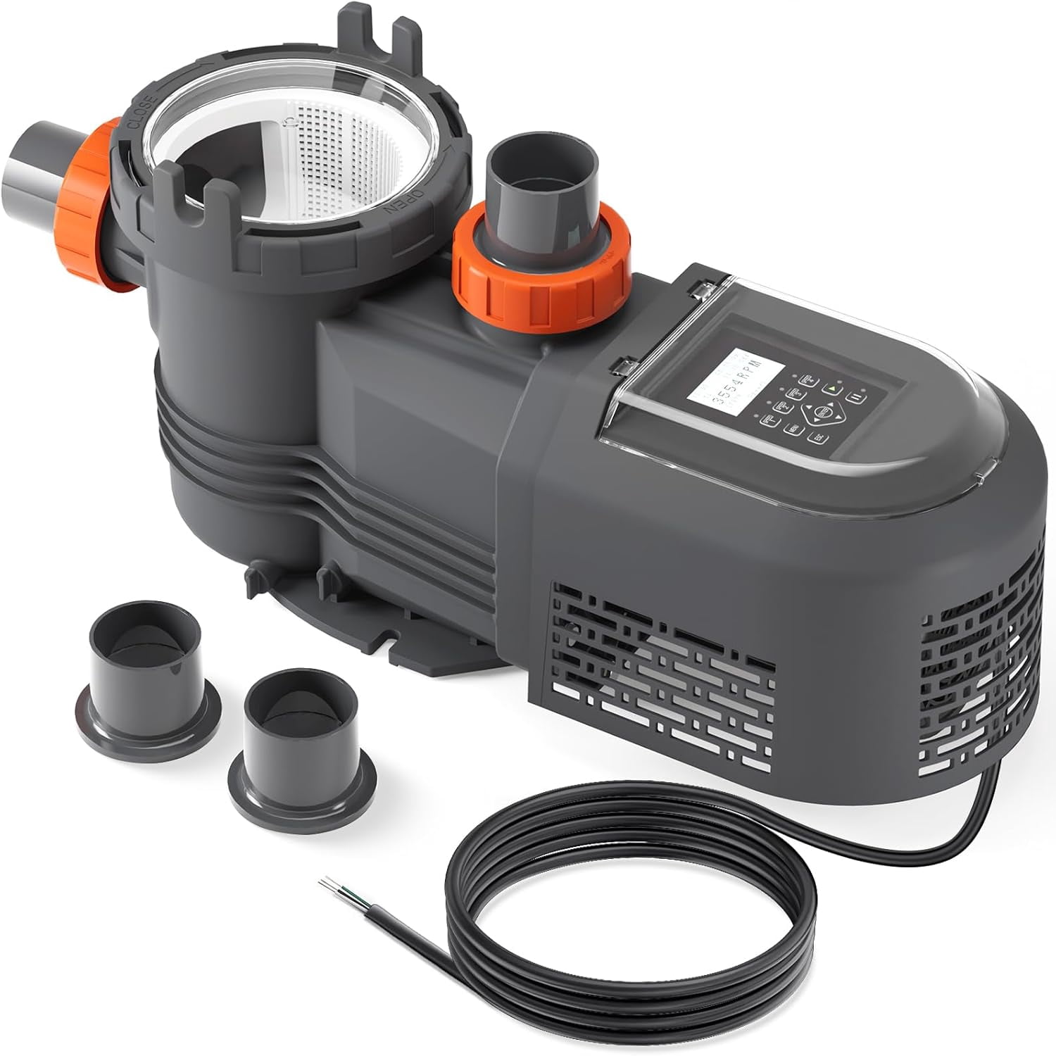 Varpoolfaye 1.8 HP In-Ground Swimming Pool Pump, 9114 GPH High Flow ...