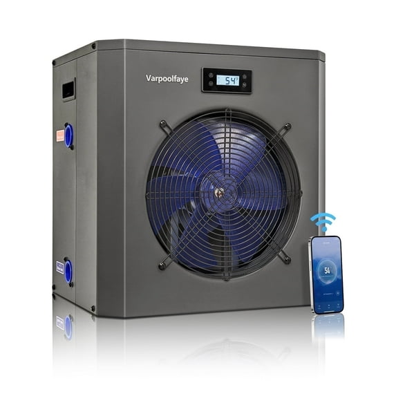 Varpoolfaye Pool Heaters for Above Ground Pool 16000 BTU Swimming Pool ...