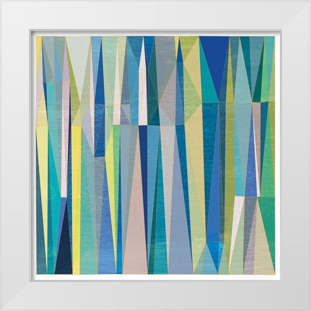 Varrasso, Enrico 15x15 White Modern Wood Framed Museum Art Print Titled ...