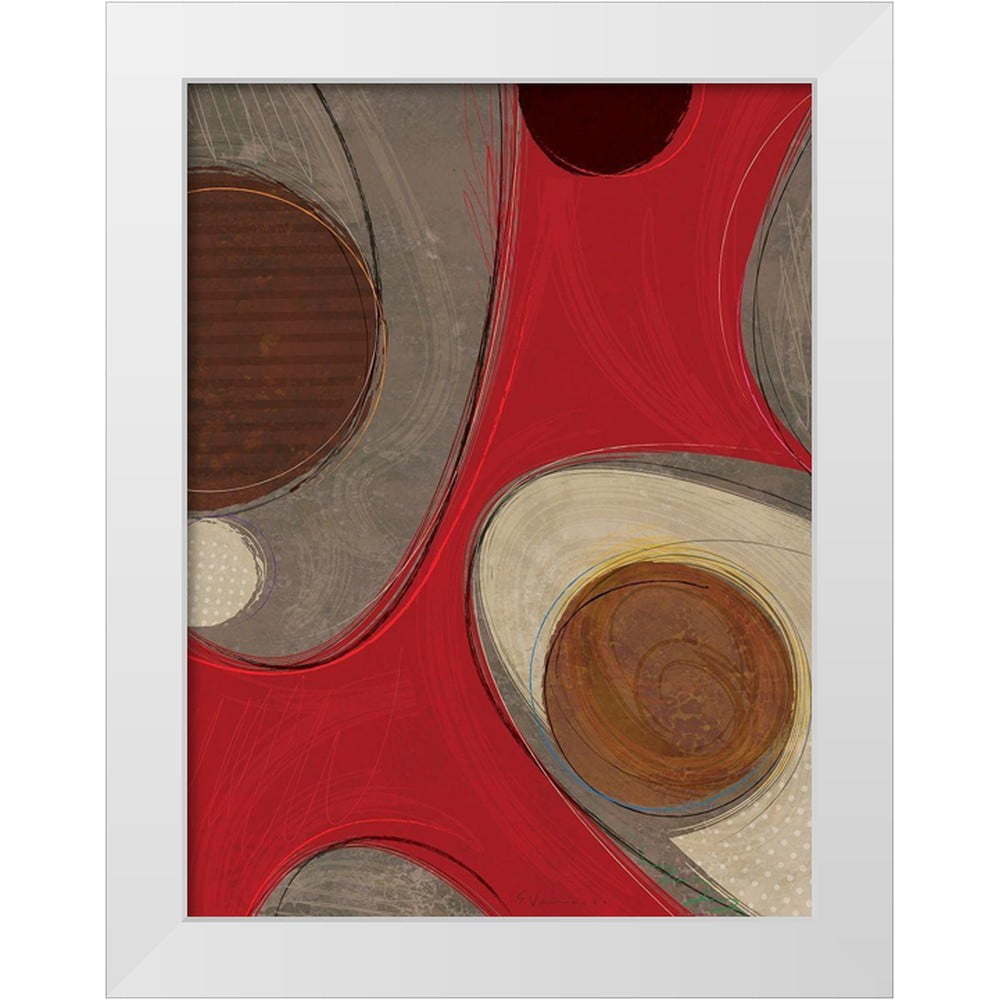 Varrasso, Enrico 19x24 White Modern Wood Framed Museum Art Print Titled ...