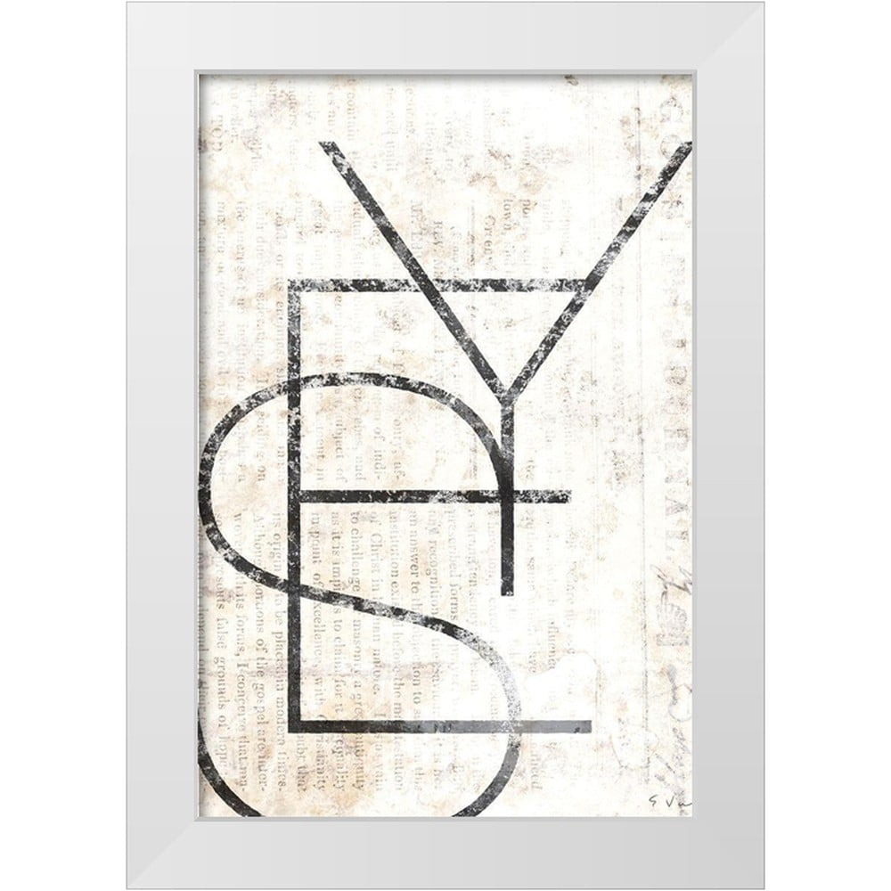Varrasso , Enrico 23x32 White Modern Wood Framed Museum Art Print ...