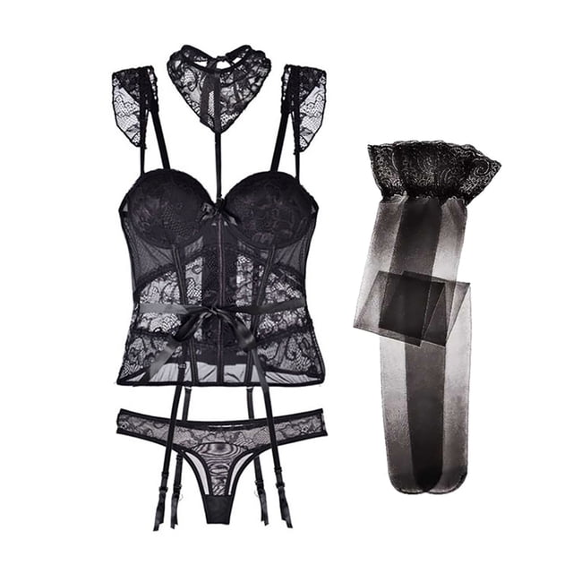 Varsbaby Sexy Push up Underwear Shape Body Underwire Bra and Panties ...
