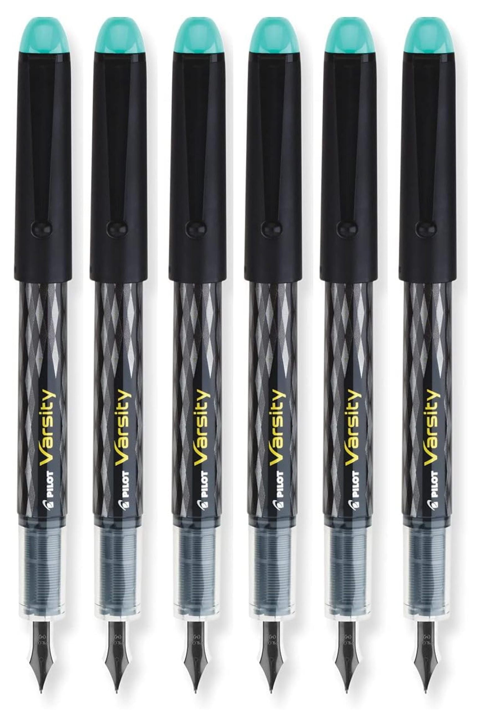 Varsity Disposable Fountain Pens, Green , 6-PACK (90066) - Walmart.com