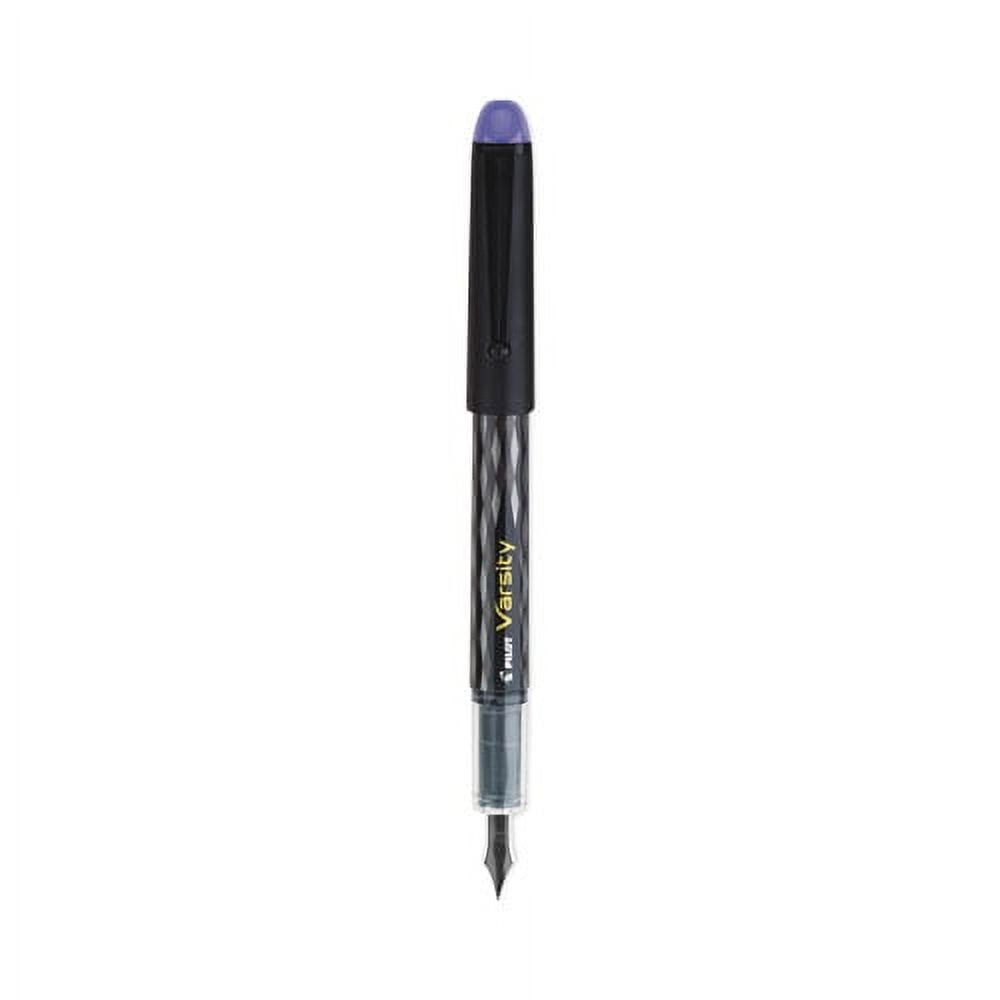 Varsity Fountain Pen, Medium 1 Mm, Purple Ink, Gray Pattern Wrap ...