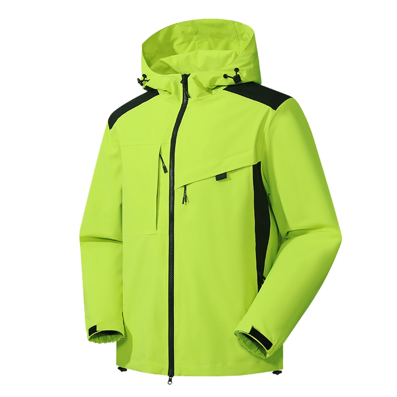 Varsity Jacket Men Lightweight Hooded Rain Outdoor Rain Hiking Travel ...