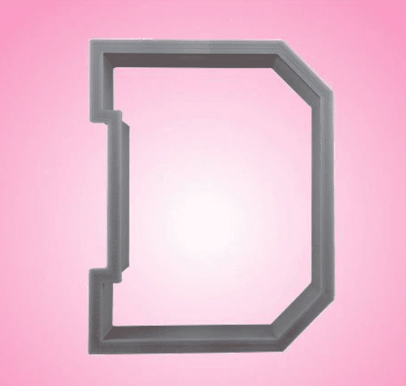 Varsity Letter D 3'' Plastic Cookie Cutter - Walmart.com