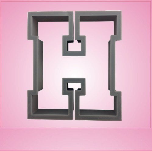 Varsity Letter H Cookie Cutter 2 inch (plastic) - Walmart.com