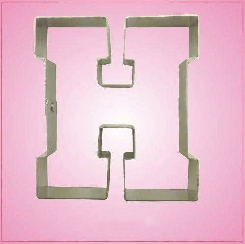 Varsity Letter H Cookie Cutter 4.25 inch (metal) aluminum - Walmart.com
