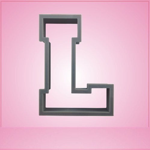 Varsity Letter L Cookie Cutter 3 Inch (Plastic) - Walmart.com