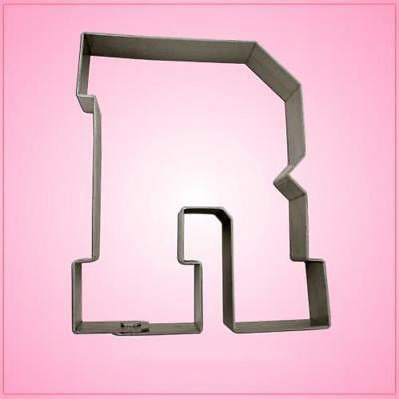 Varsity Letter R Cookie Cutter 4.25 Inch Metal - Walmart.com