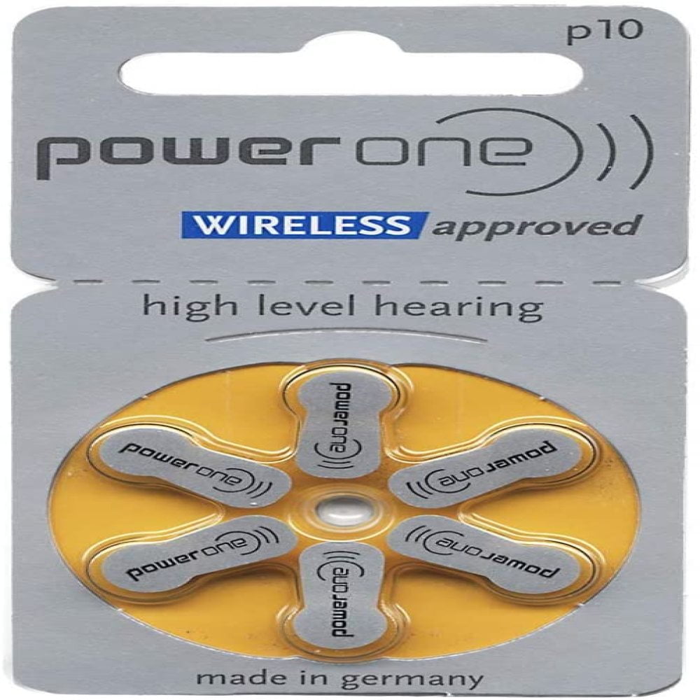 Varta Powerone P10 Mercury Free Hearing Aid Batteries Pack of 60 - Walmart Business Supplies
