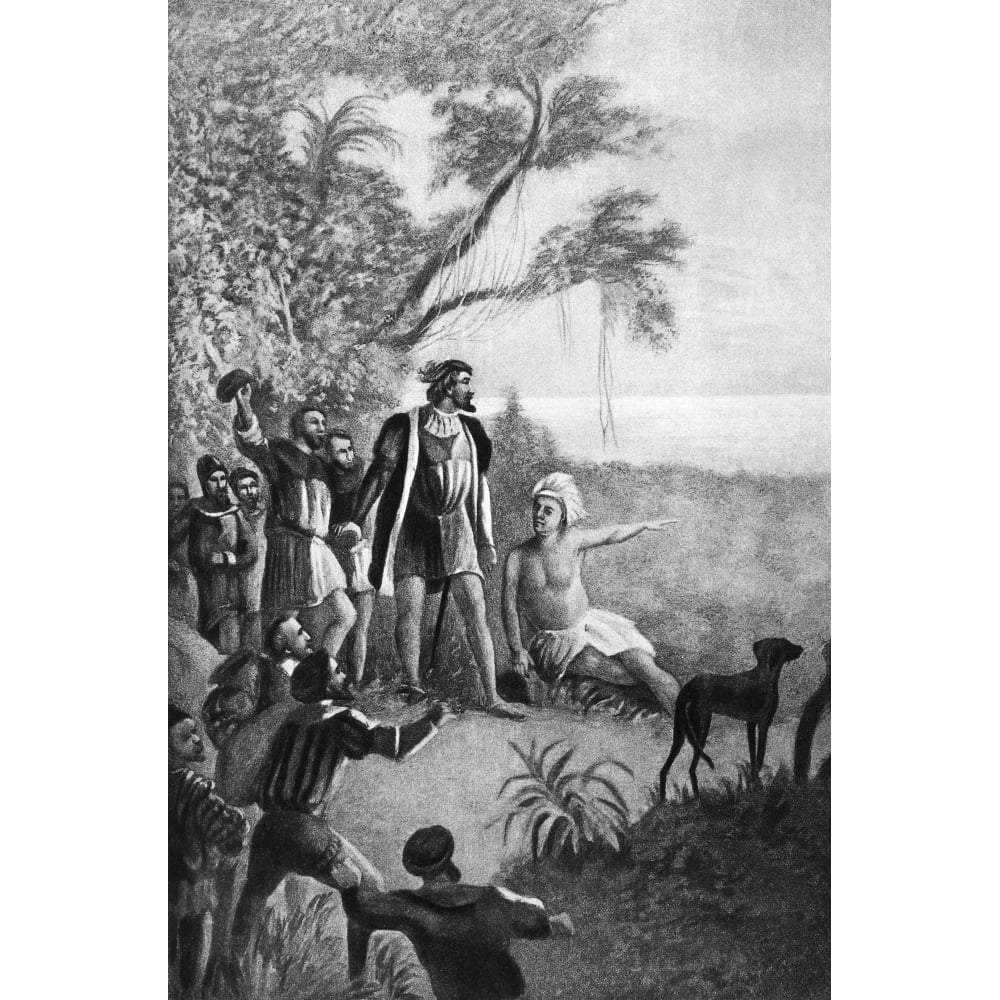 Vasco Nunez De Balboa N(1475-1519). Spanish Explorer. Balboa'S First ...