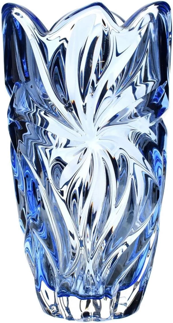 Vase 11" Crystal Glass,Bohemia Crystal,Flower Vase,Home Decor ...