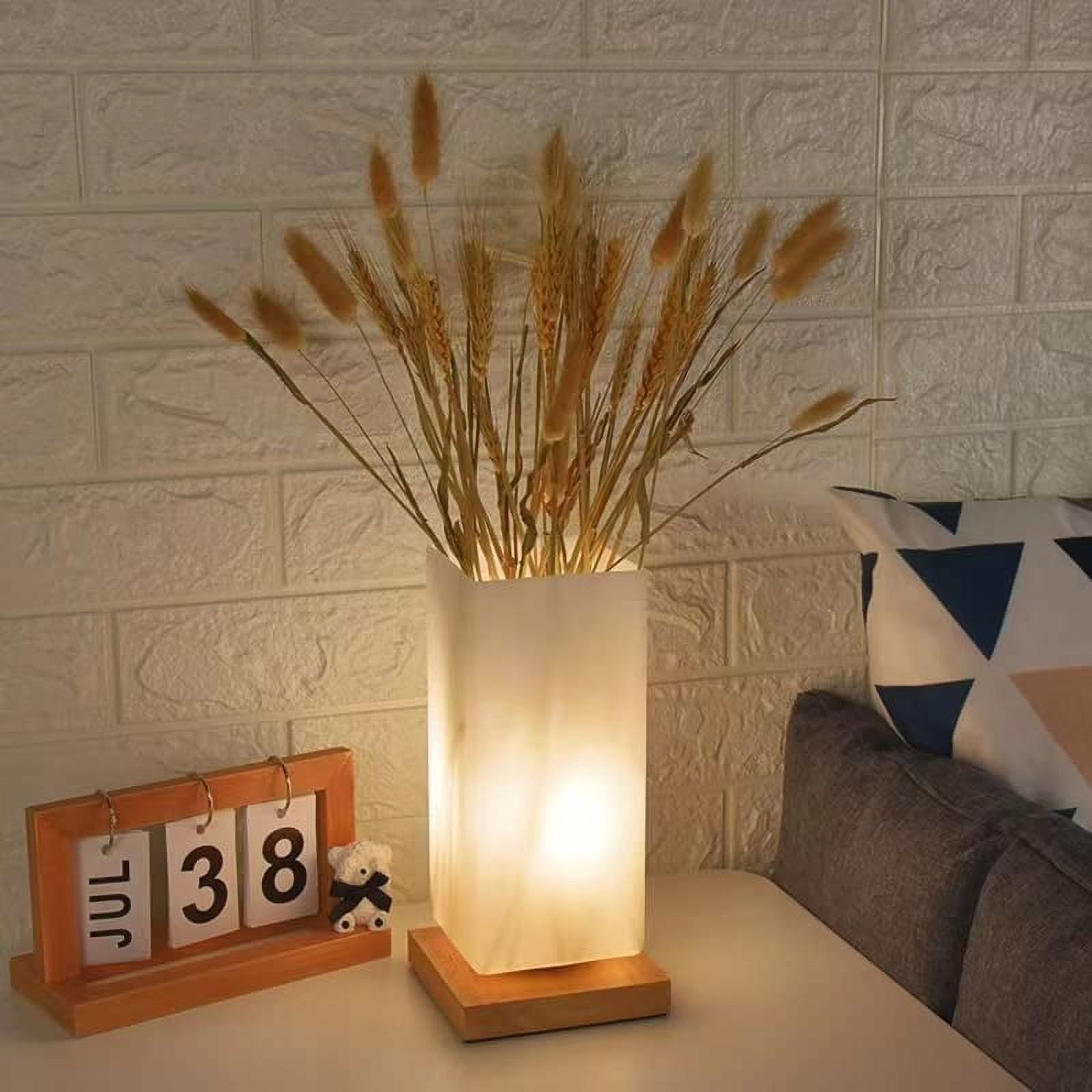 Vase Lamp Table Lamp USB Charge Flower Lamp Vase Table Lamp Dimmable ...