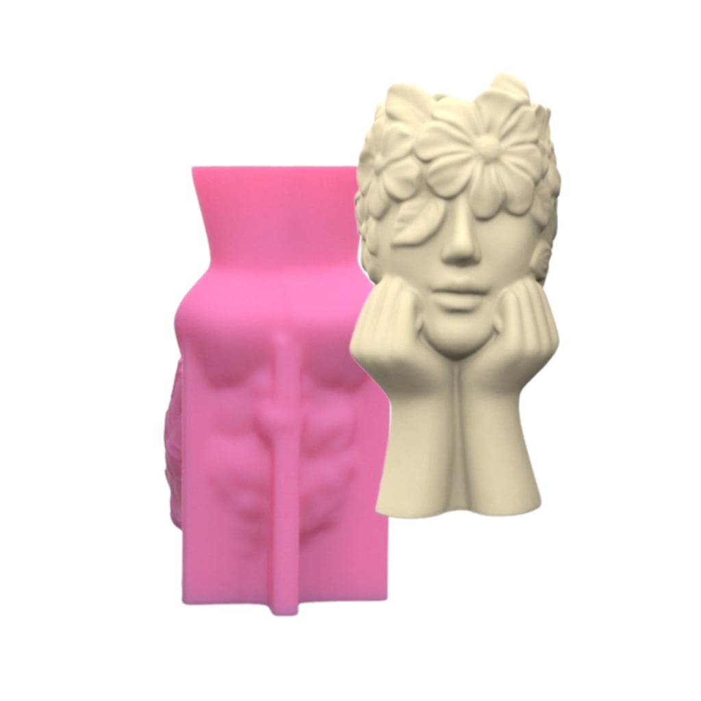 Vase Moulds Flowerpot Molds Planter Molds Human Body Shape Pen Storage ...