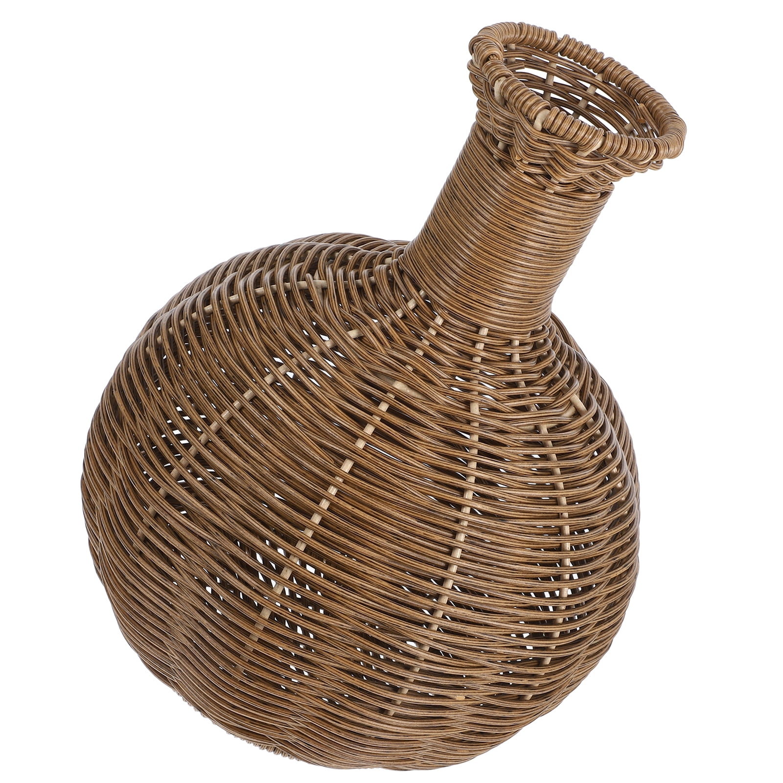 Vase Plastic Rattan Woven Vase Weaving Vase Floral Art Vase Farmhouse ...