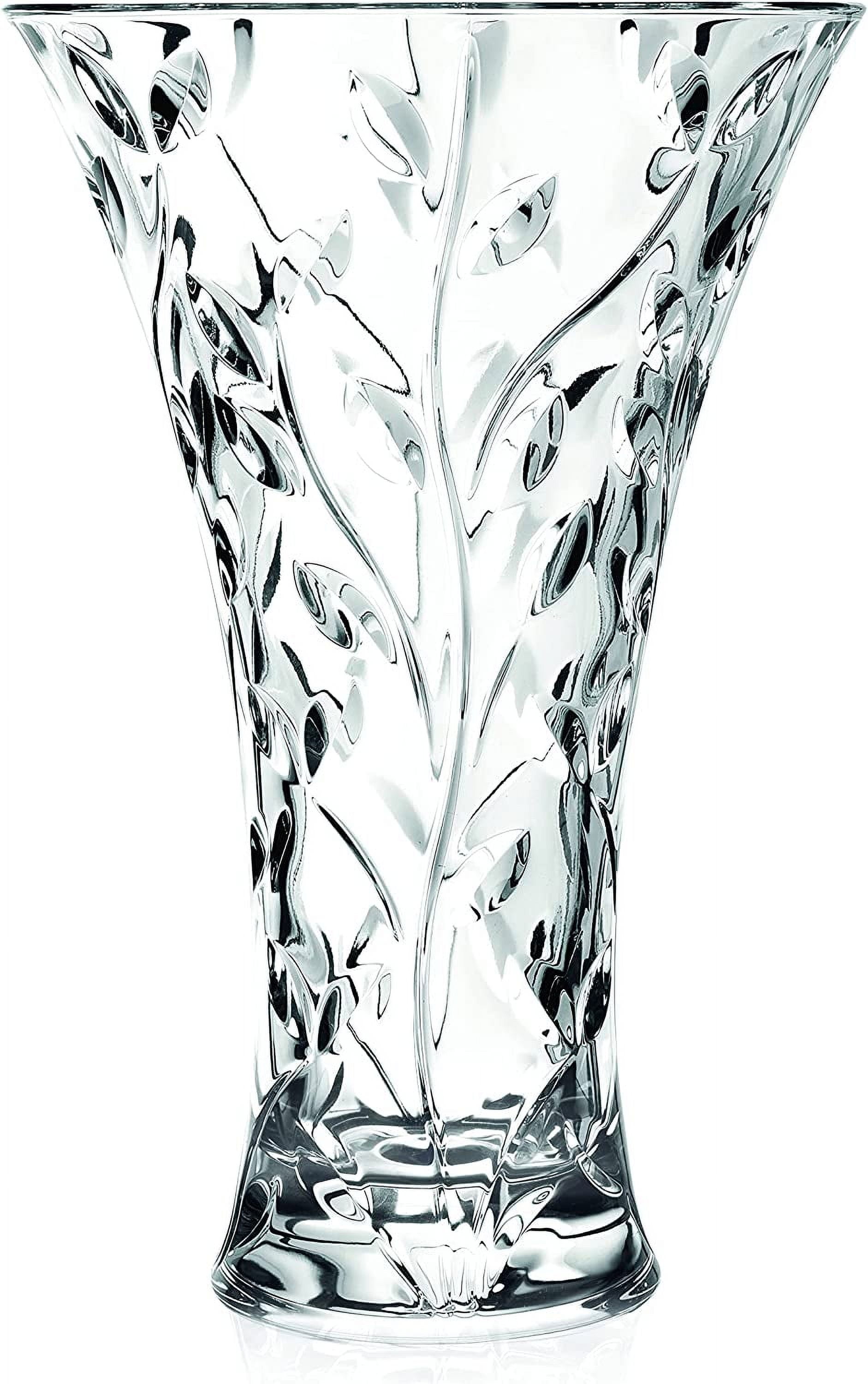 Vase - Round Opening Glass Vase - for Flowers - Roses - Designed - 11. ...